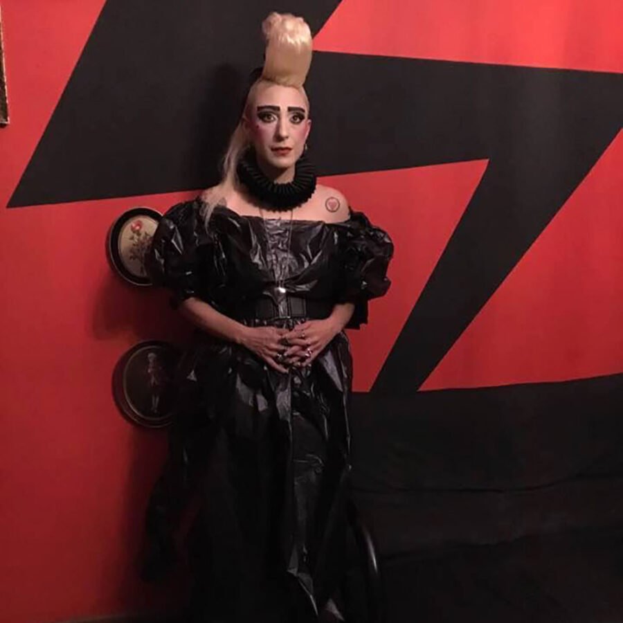 Collar and celofan dress made for Selofan new video "Mausoleum" - Alice ...